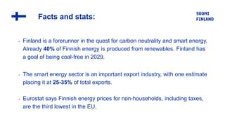 the development of smart energy in Finland | PPT