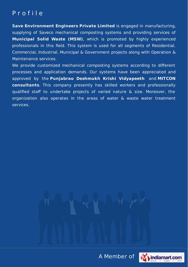 Smart enviro-systems | PDF | Environmental Services Industry | Industries