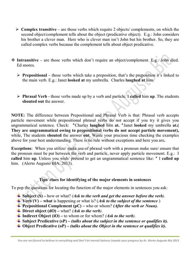 Syntax - Verb Group Vgrp | PDF | Programming Languages | Computing