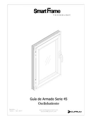 Smart frame serie 45 ventana oscilobatiente RPT | PDF