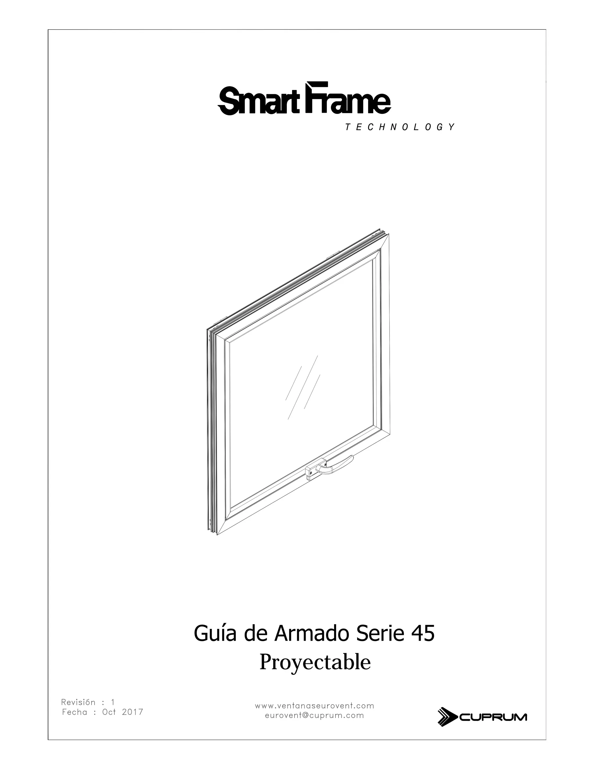 Smart frame serie 45 ventana proyectable RPT | PDF