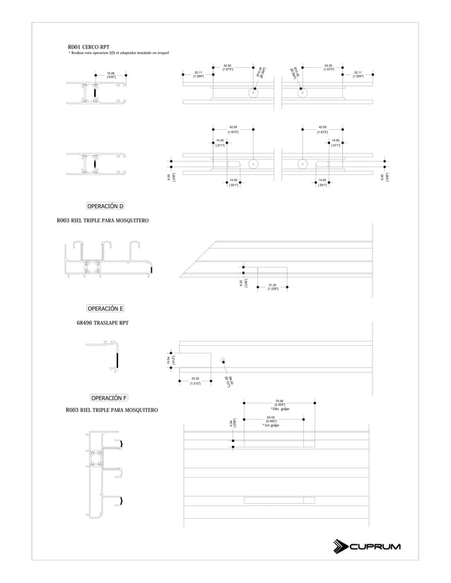 Smart frame serie 80 ventana y puerta corrediza mosquitero RPT | PDF ...
