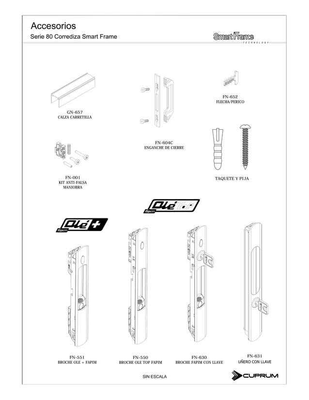 Smart frame serie 80 ventana y puerta corrediza mosquitero RPT | PDF ...