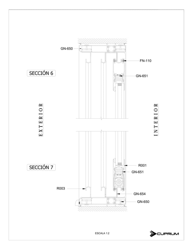 Smart frame serie 80 ventana y puerta corrediza mosquitero RPT | PDF ...
