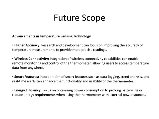 Arduino Based Digital Smart Thermometerpptx Consumer Electronics Technology And Computing