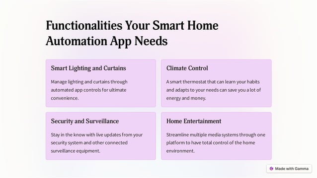 How to Build A Smart Home Automation App? | PPT
