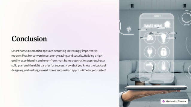 How to Build A Smart Home Automation App? | PPT