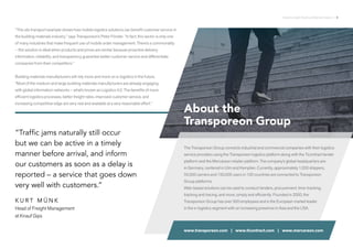 Smart logistics solutions are a great fit for the building materials ...