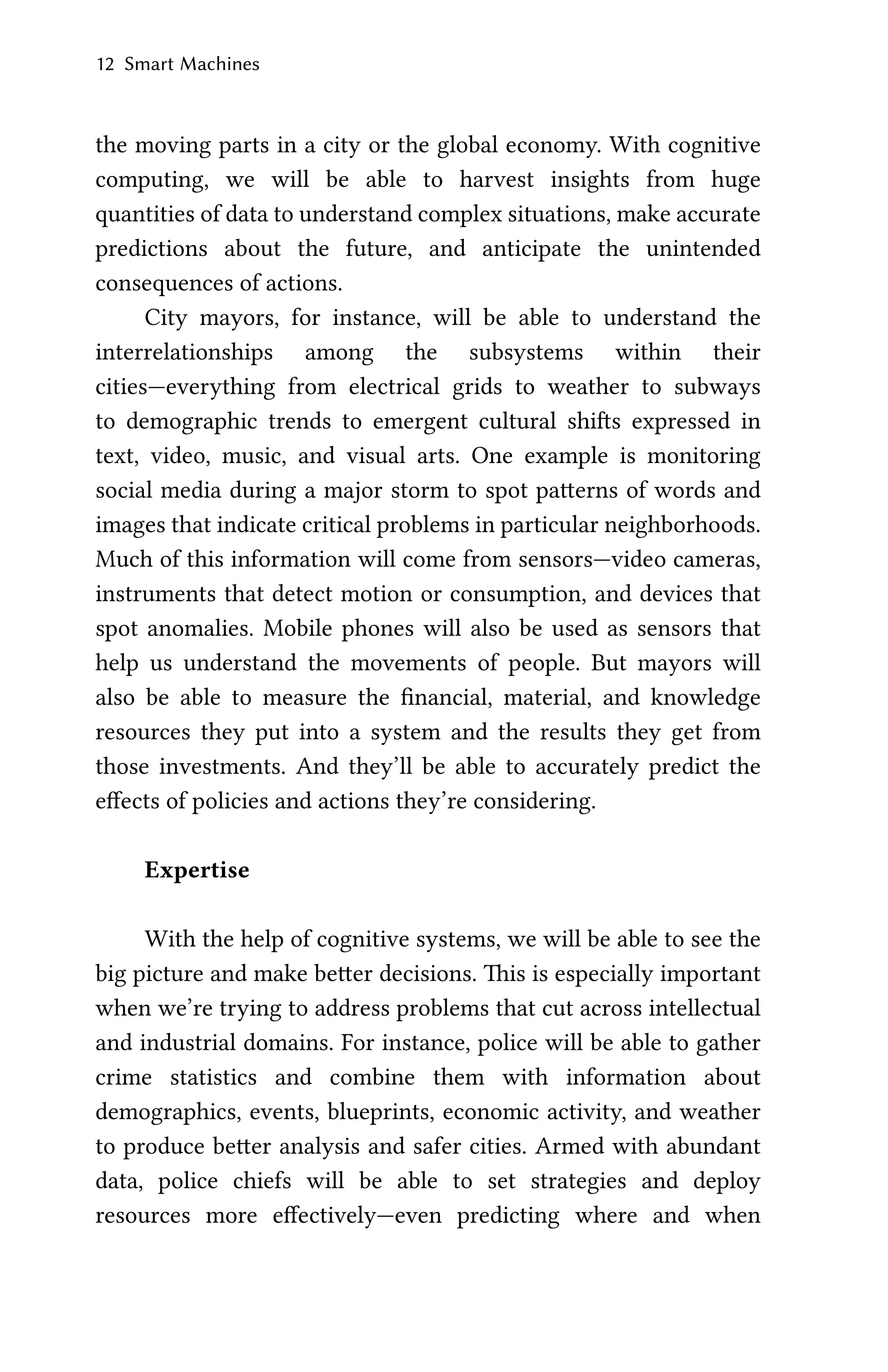 Smart machines IBM’s watson and the era of cognitive computing | PDF