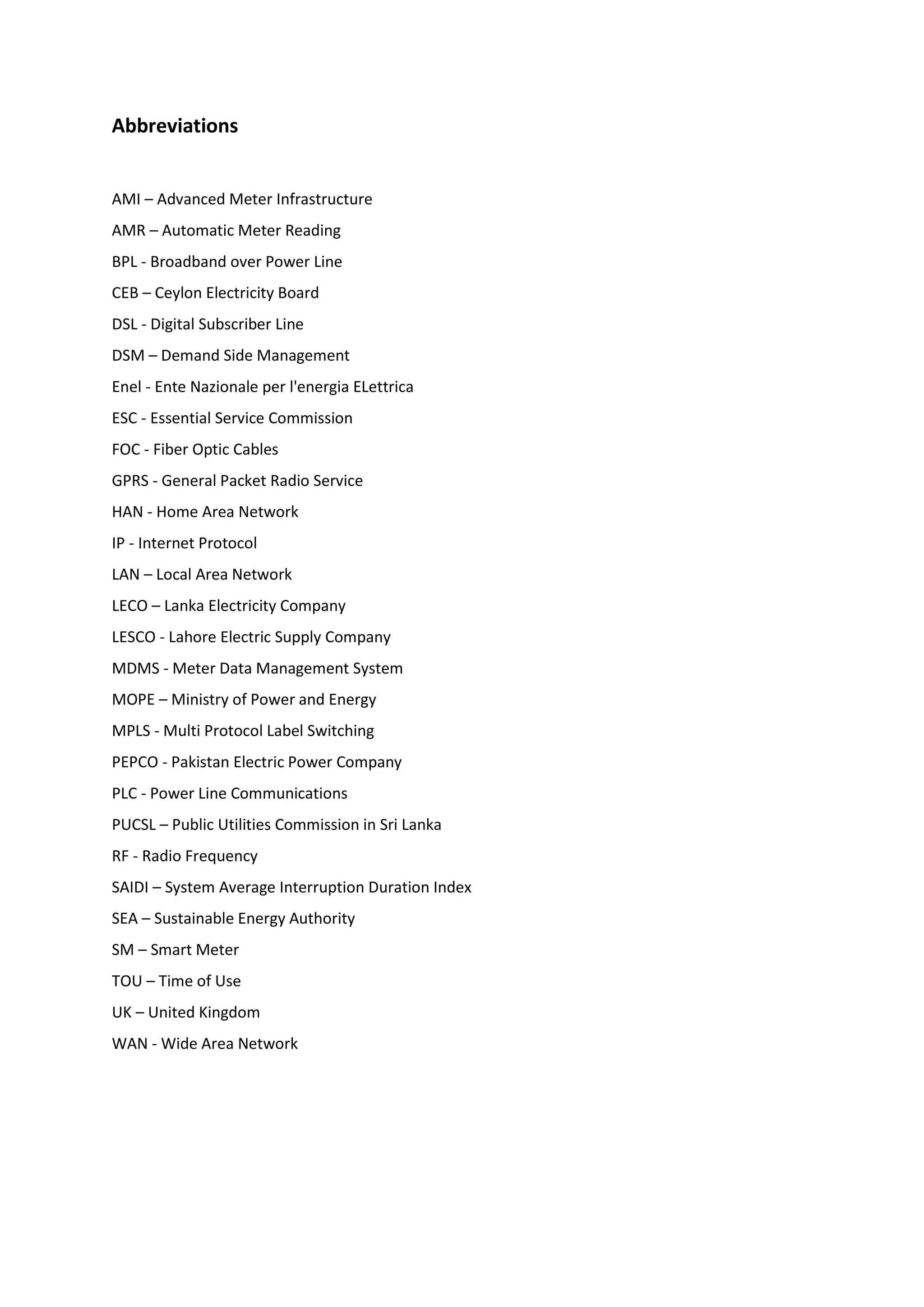 Applicability of Smart Metering Technology in Sri Lanka | PDF