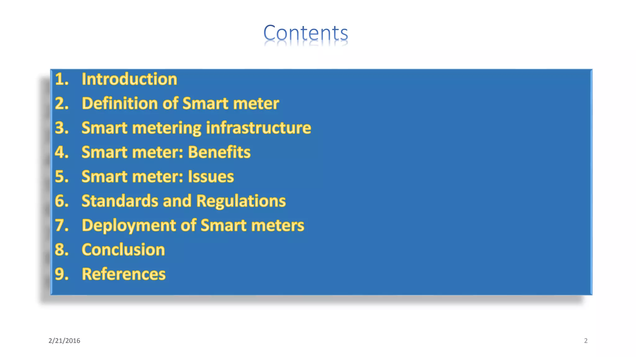 Smart metering-system | PPTX