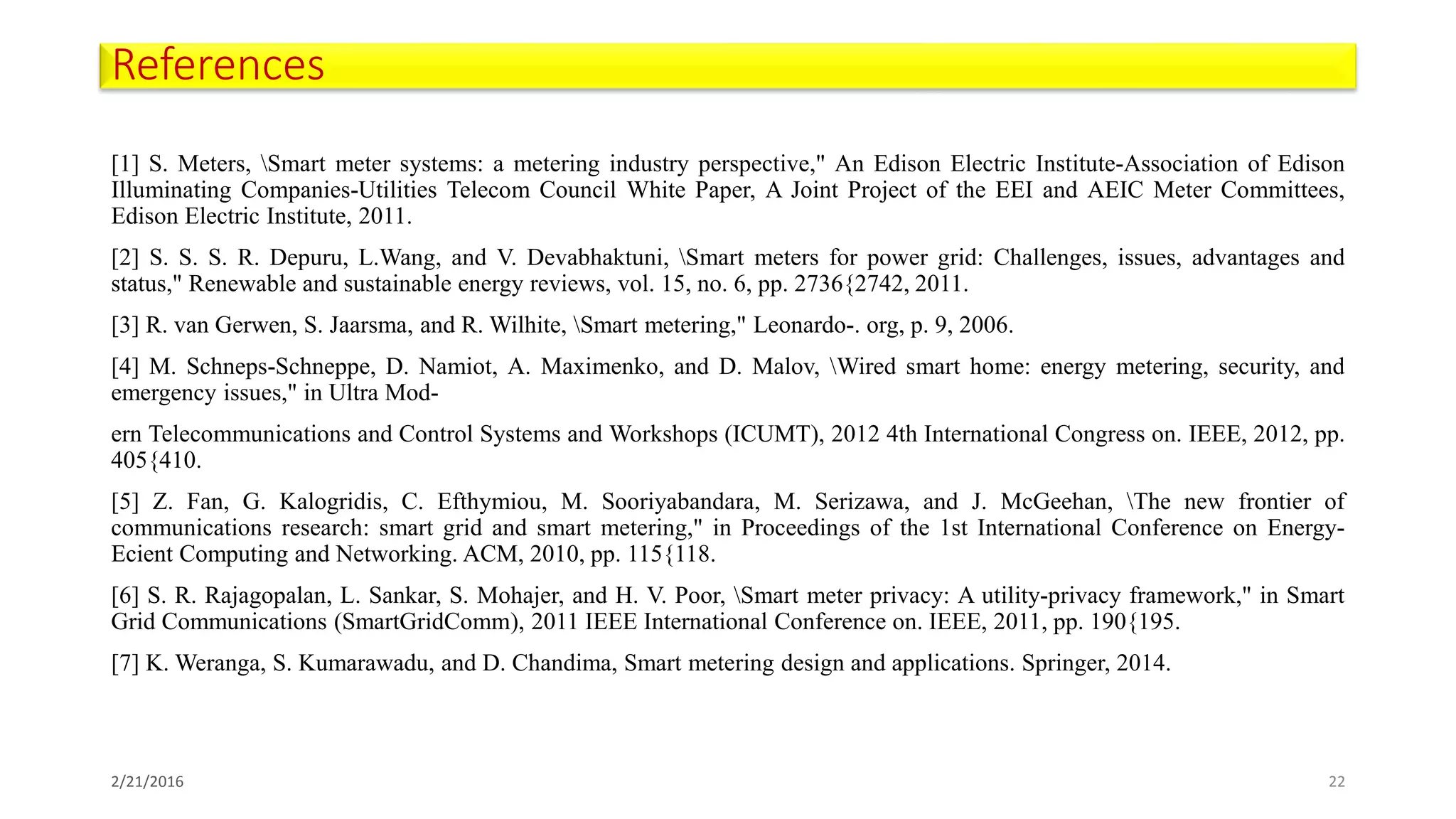 Smart metering-system | PPTX