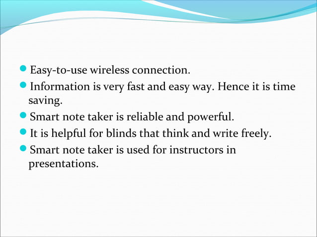 Smart note-taker | PPT