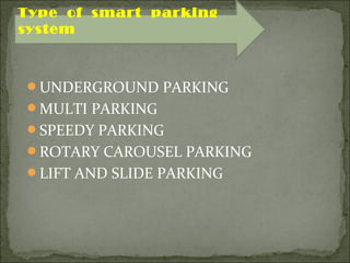 Smart parking | PPT