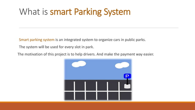 Smart parking | PPTX