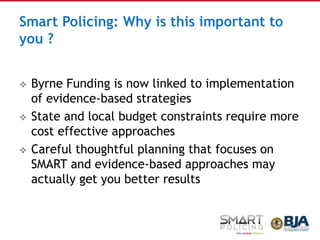 Smart policing and technology applications presentation | PDF