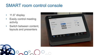 SMART Room System for Microsoft Lync | PPTX | Web Conferencing ...