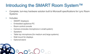 SMART Room System for Microsoft Lync | PPTX | Web Conferencing ...