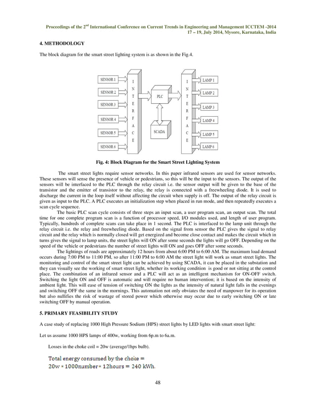 SMART STREET LIGHTING SYSTEM BASED ON SENSORS USING PLC AND SCADA | PDF