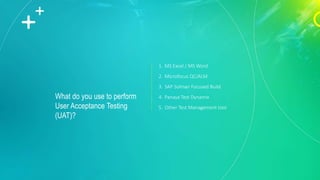 Smart SAP Testing with Panaya Test Dynamix | PPTX