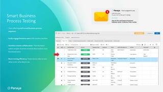 Smart SAP Testing with Panaya Test Dynamix | PPTX