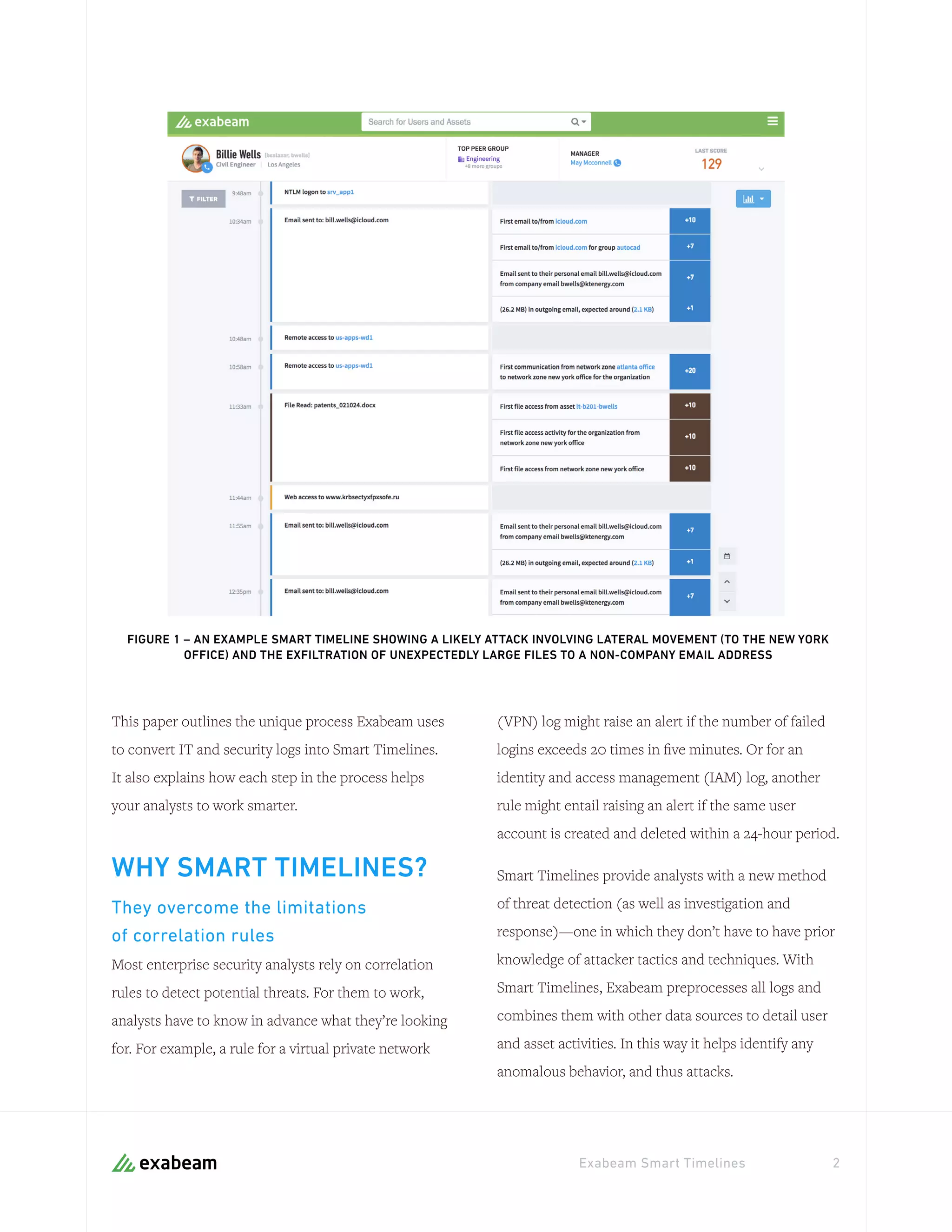 Use Exabeam Smart Timelines to improve your SOC efficiency | PDF