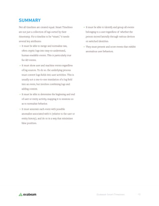 Use Exabeam Smart Timelines to improve your SOC efficiency | PDF