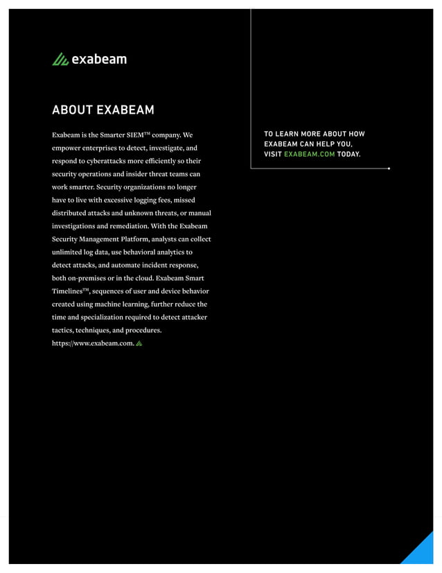 Use Exabeam Smart Timelines to improve your SOC efficiency | PDF