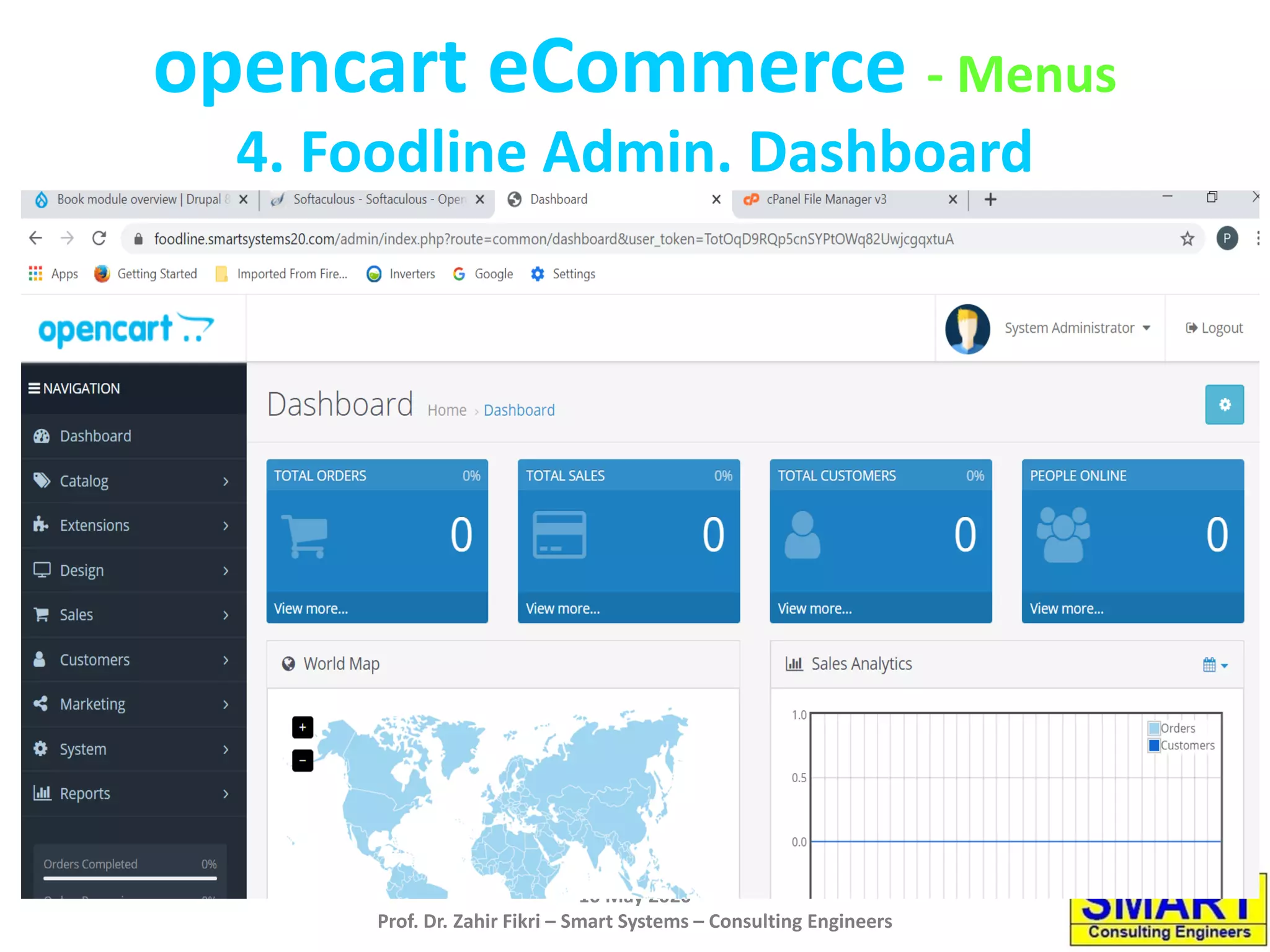 Smart 0pencart smart retail store_menus and dashboard_presentation_2 ...