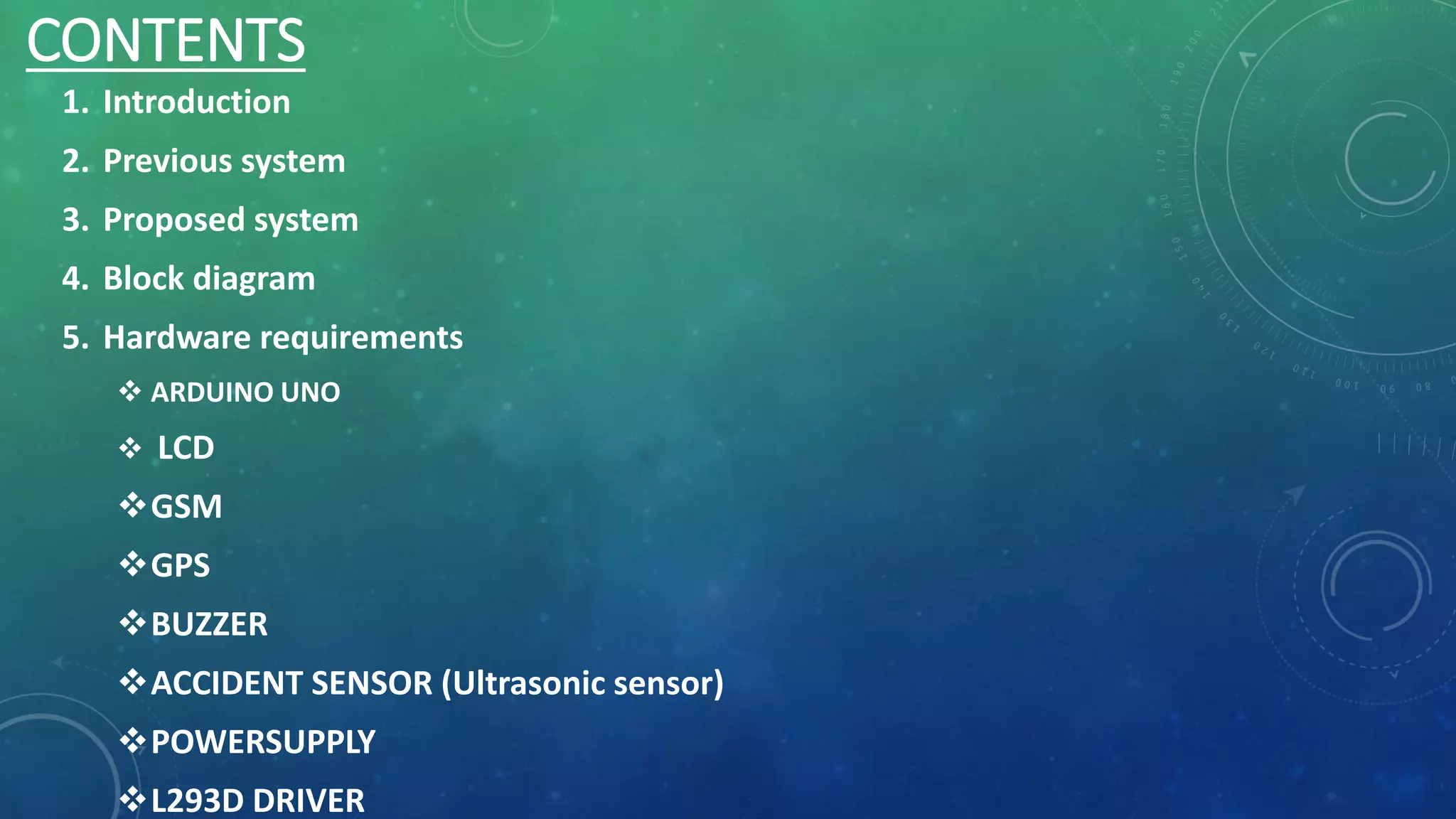 Smart accident detector and intimator [autosaved] | PPT