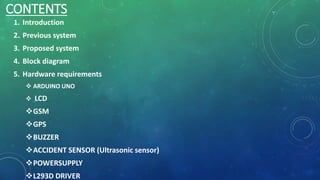 Smart accident detector and intimator [autosaved] | PPT