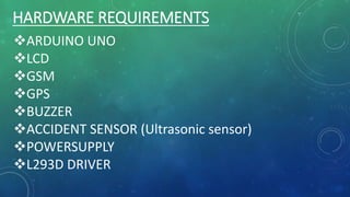 Smart accident detector and intimator [autosaved] | PPT