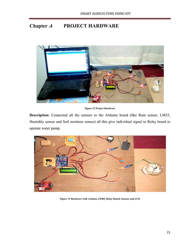Smart agriculture using iot (fully smart) By using arduino | PDF