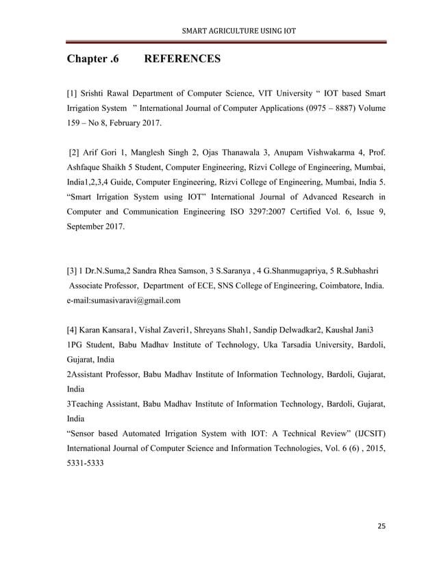 Smart agriculture using iot (fully smart) By using arduino | PDF