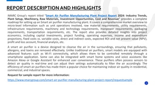 Project Report on Smart Air Purifier Manufacturing Plant | PPTX