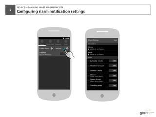 Samsung Smart Alarm UX | PPT