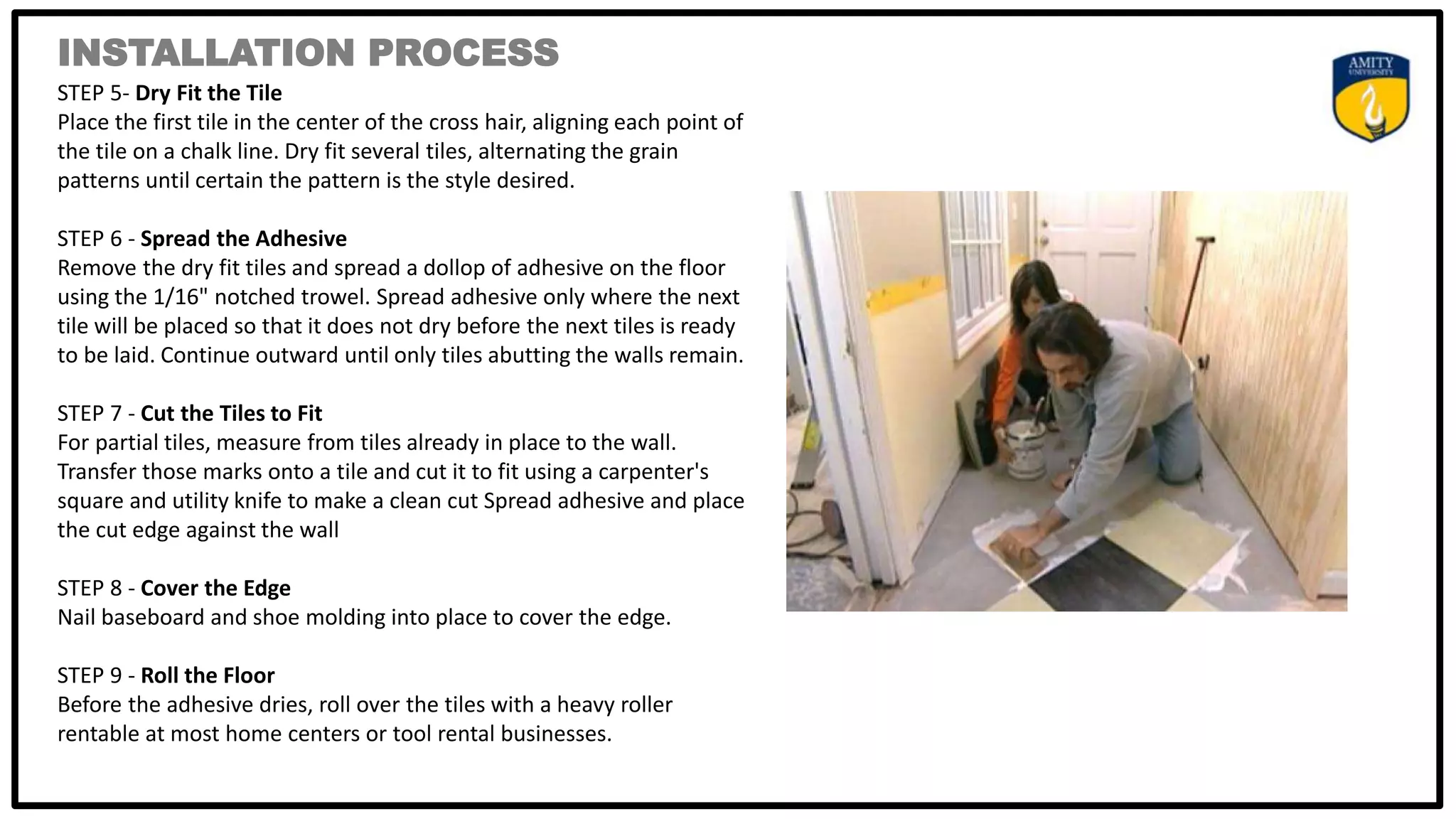 SMART AND INTELLIGENT FLOOR FINISHES | PPTX