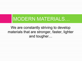 Smart and modern materials | PPT