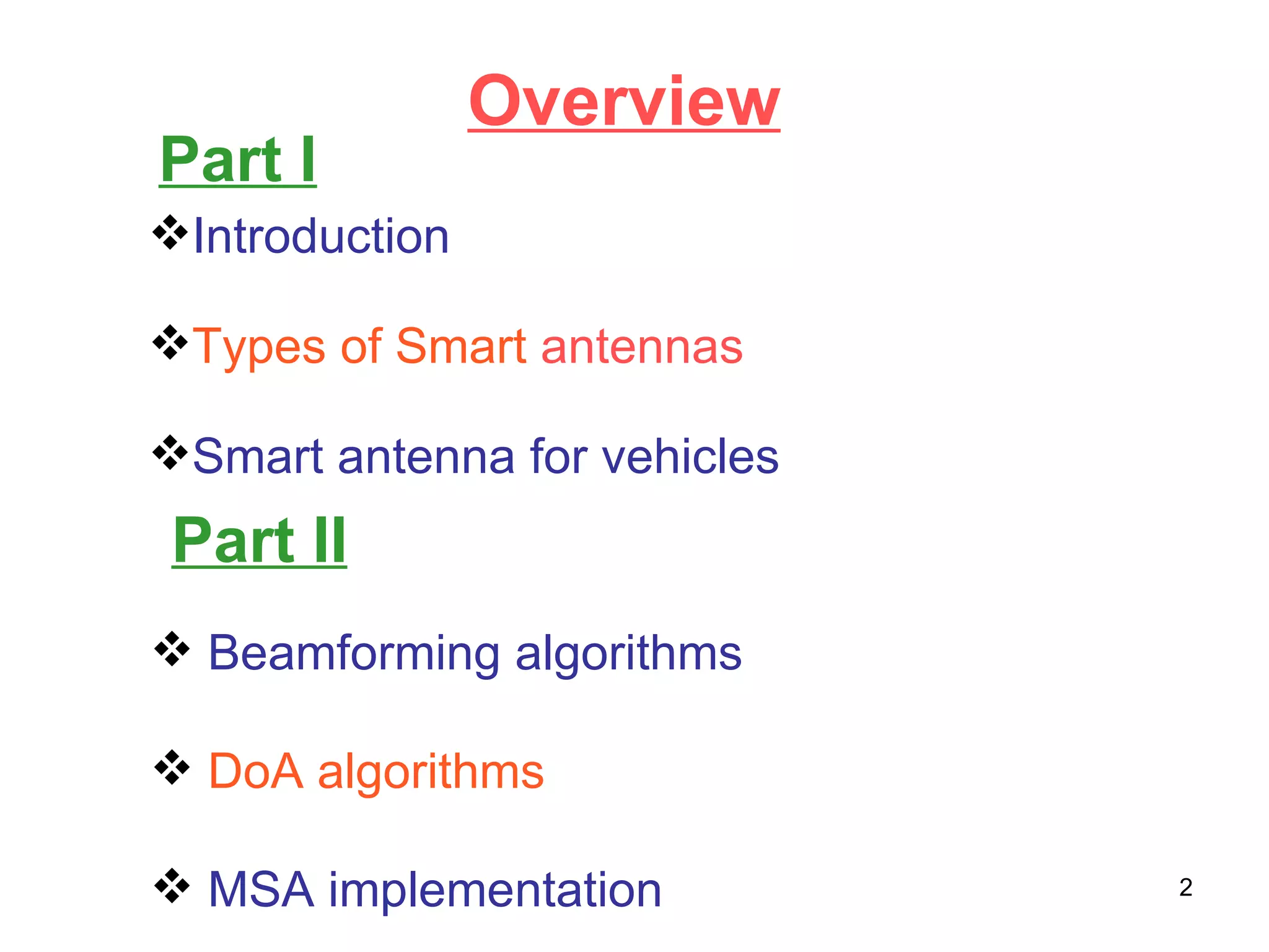 Smart antenna | PPT