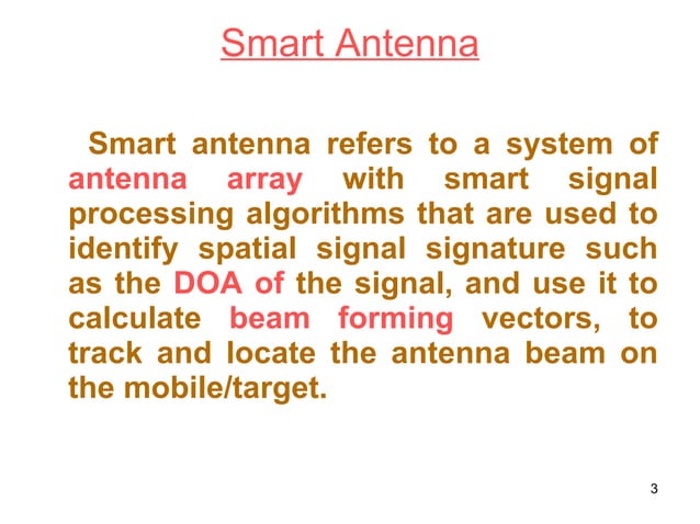 Smart antenna | PPT