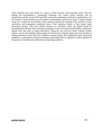 Smart Antenna Report | PDF