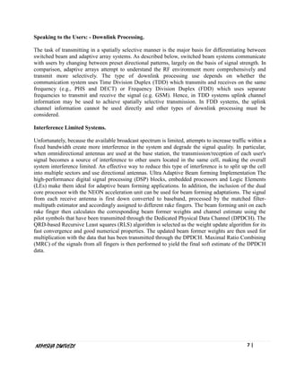 Smart Antenna Report | PDF