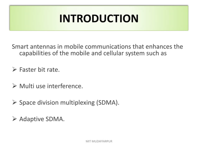 Smart antenna for_mobile_communication | PPTX | Telecommunications ...