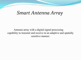 Smart antenna made_by_nitmas_2008-12_batch | PPTX