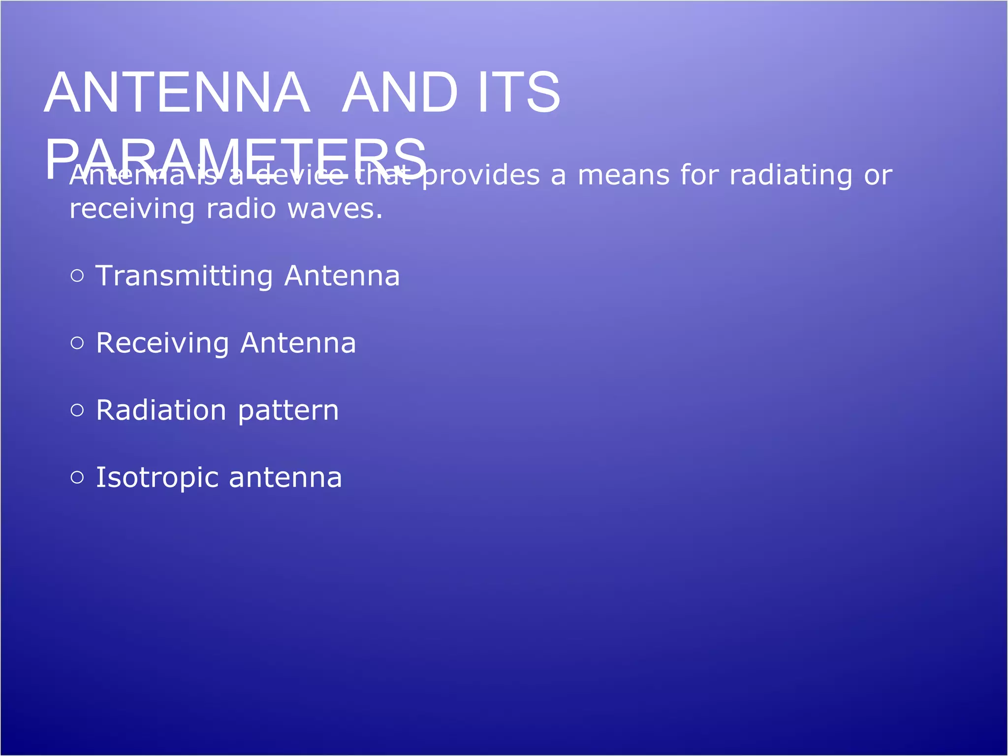Smart antennas | PPT