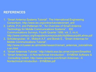 ppt on Smart antennas | PPT
