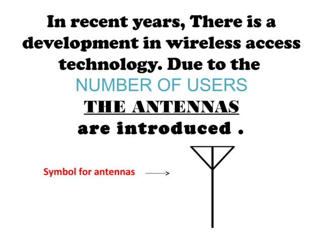 Smart antennas for mobile communication | PPT | Technology & Computing