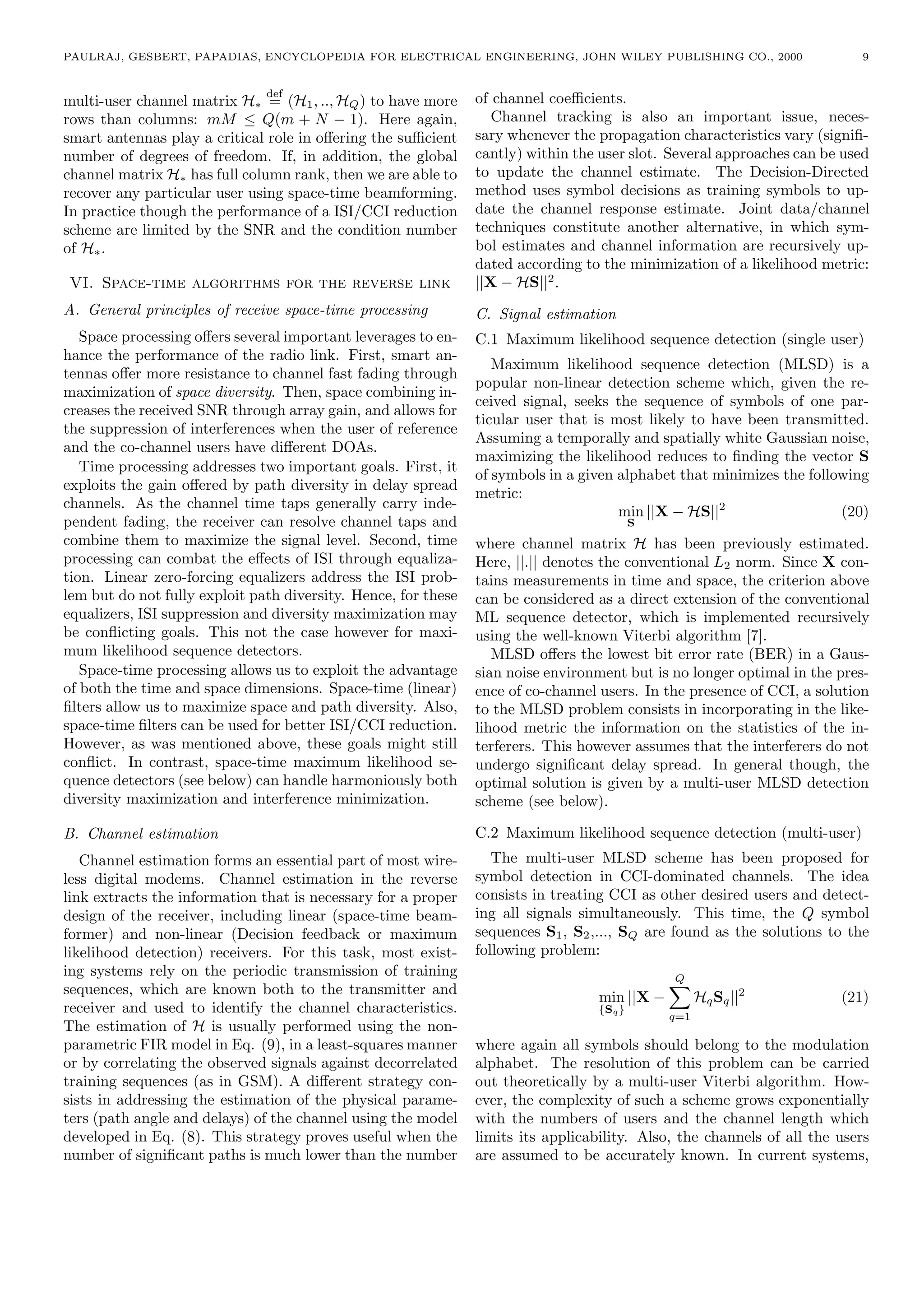 Smart antennas for mobile communications | PDF