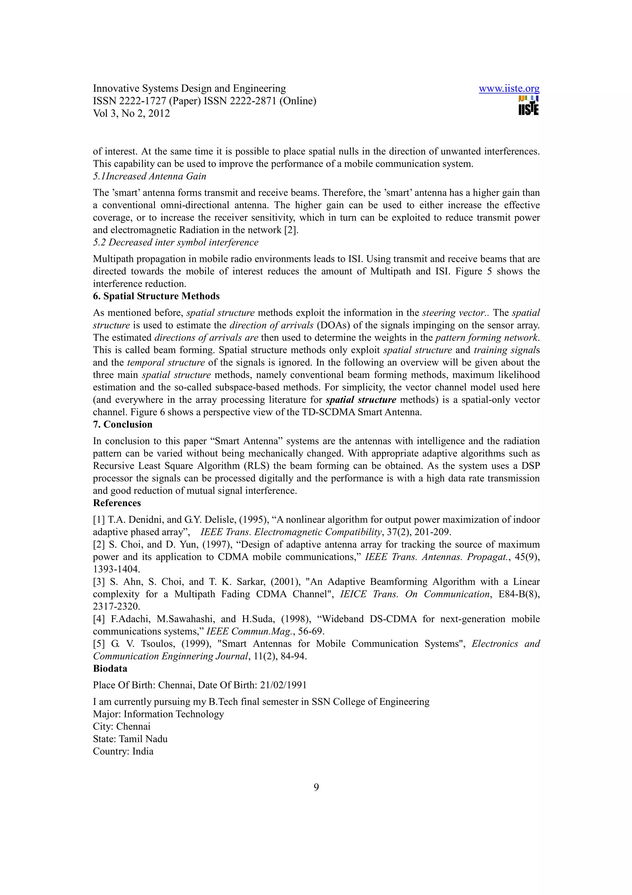 Smart antennas in 4 g | PDF