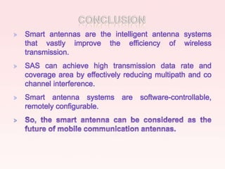 Smartantennasystemsfinalppt | PPTX